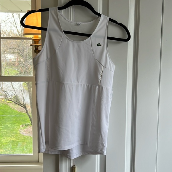 Lacoste | Tops | Lacoste Tennis Top In White | Poshmark